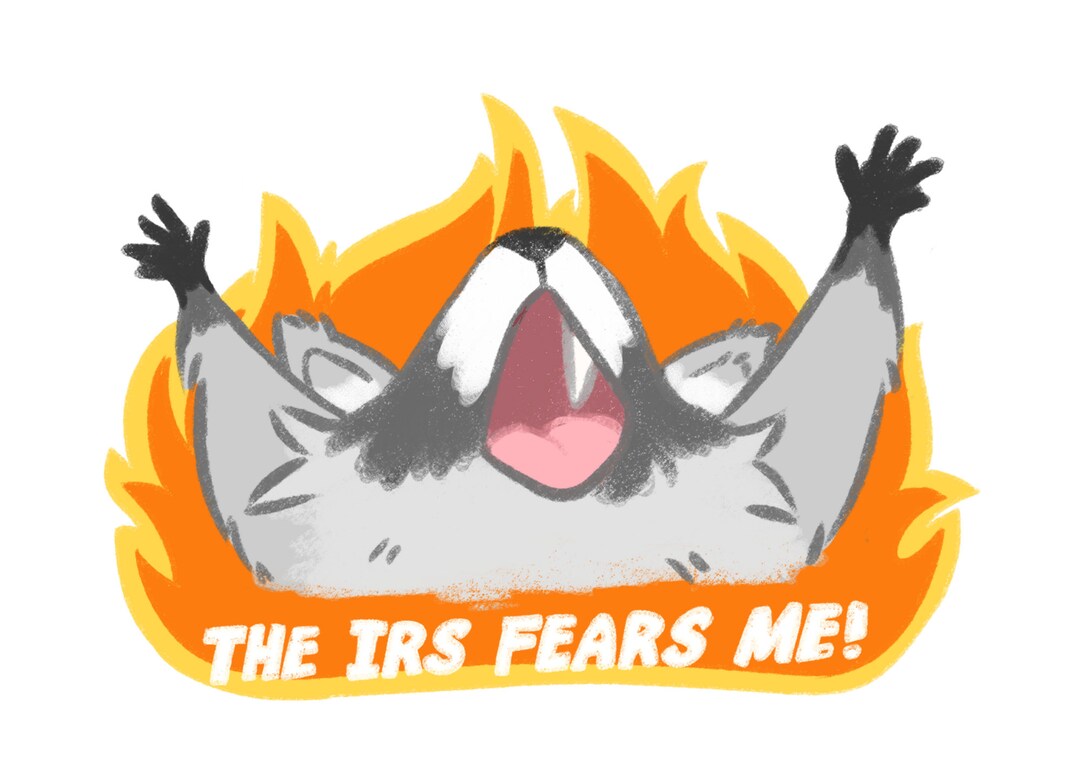 IRS FEARS ME Sticker - Etsy