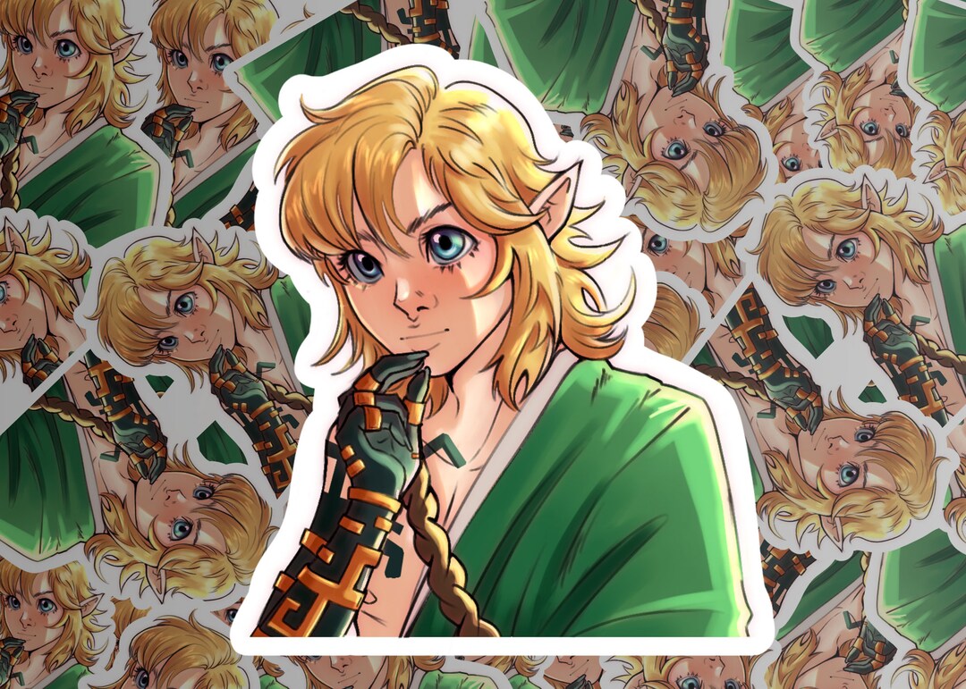 Holographic Link Sticker Legend of Zelda TOTK - Etsy