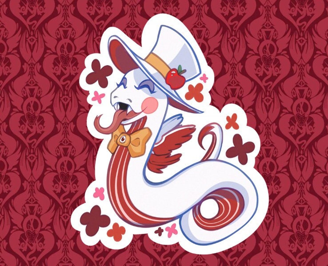HAZBIN HOTEL Lucifer Snake Sticker - Etsy Portugal