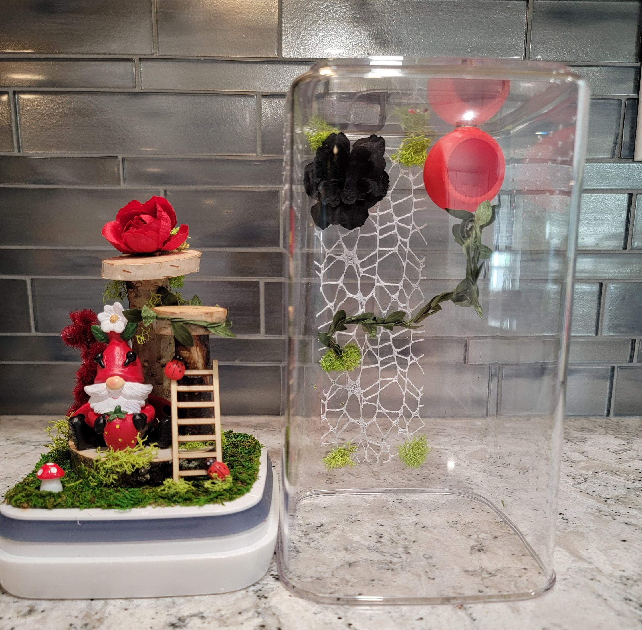 Ladybug Gnome Spider Enclosure - Etsy