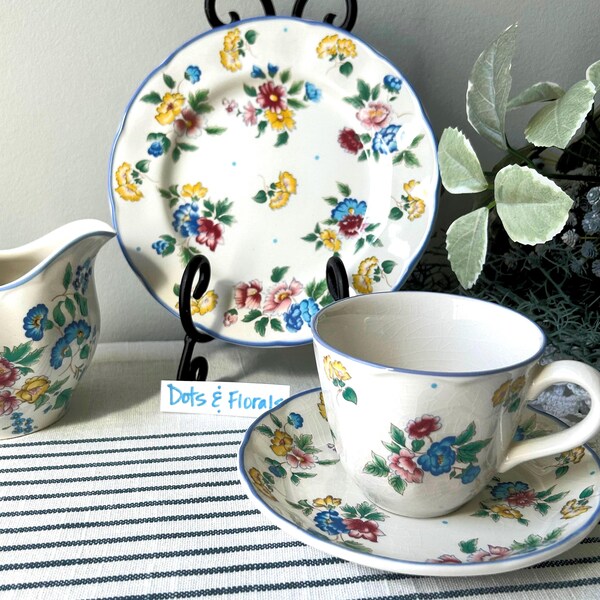 Chintz Tea Cup - Etsy