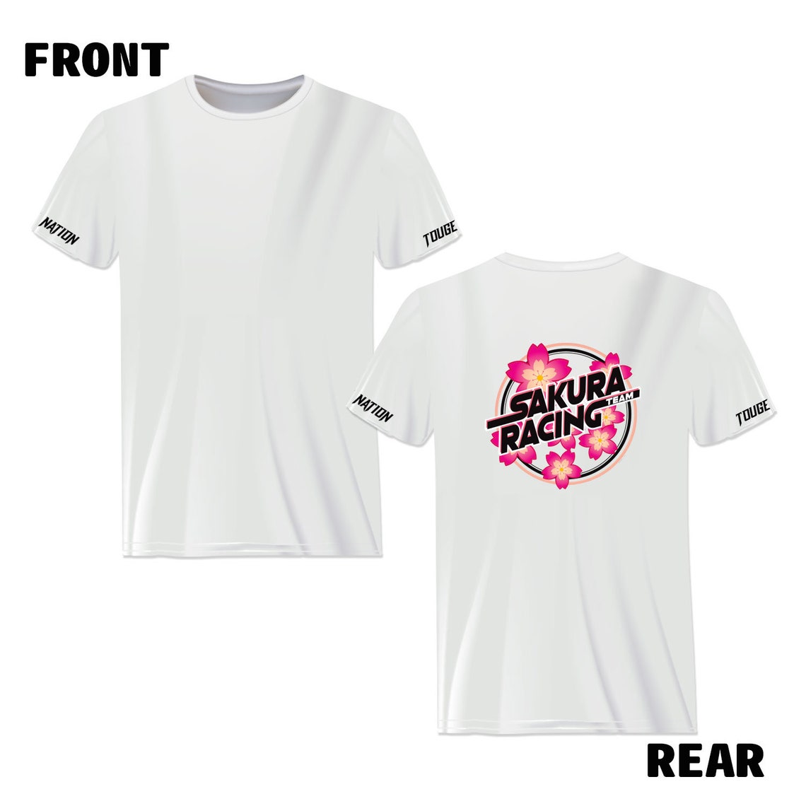 Touge Nation Sakura Racing Team T-shirt - Etsy
