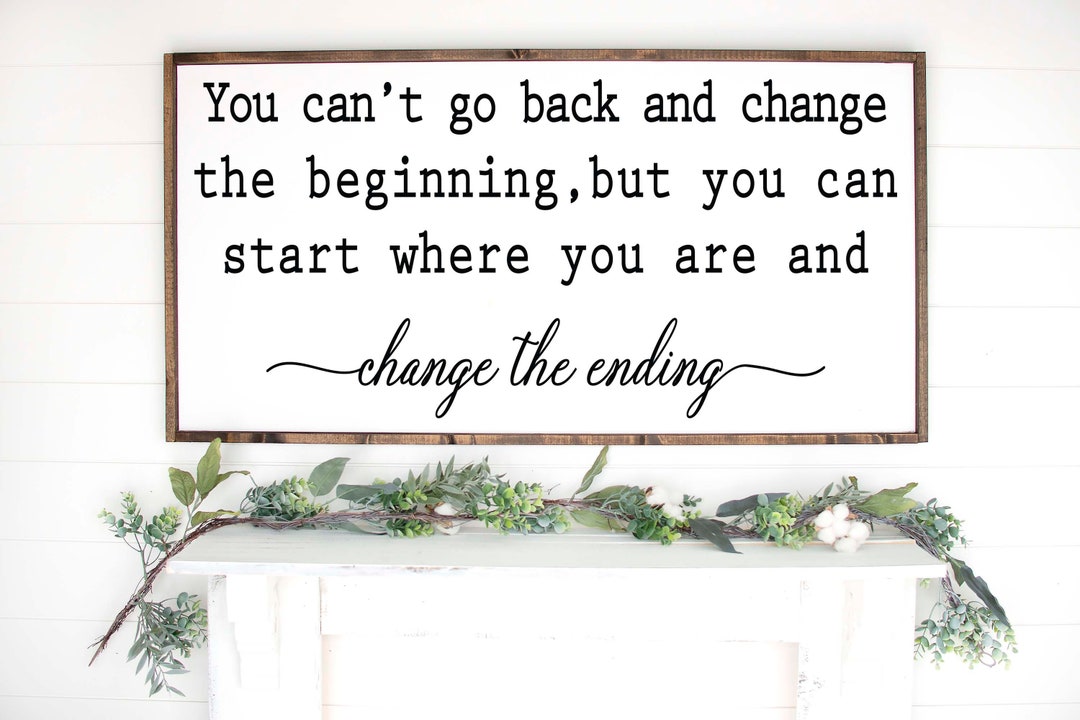 Inspirational Sign, Farmhouse Sign Living Room, Above the Couch Sign ...