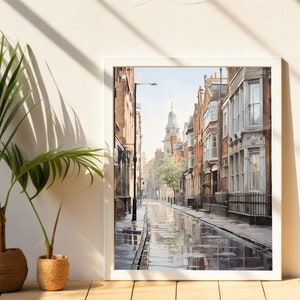 London Watercolor, London Art, London Scene, London Painting ...