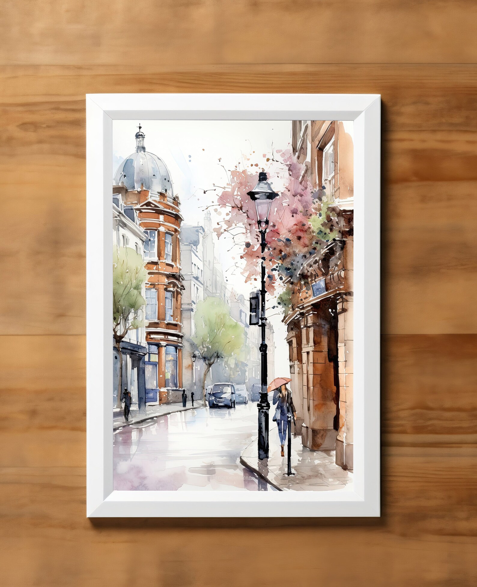 London Watercolor, London Art, London Scene, London Painting ...