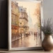Paris Watercolor, Paris Scene, Paris Art, Watercolor, Downloadable ...