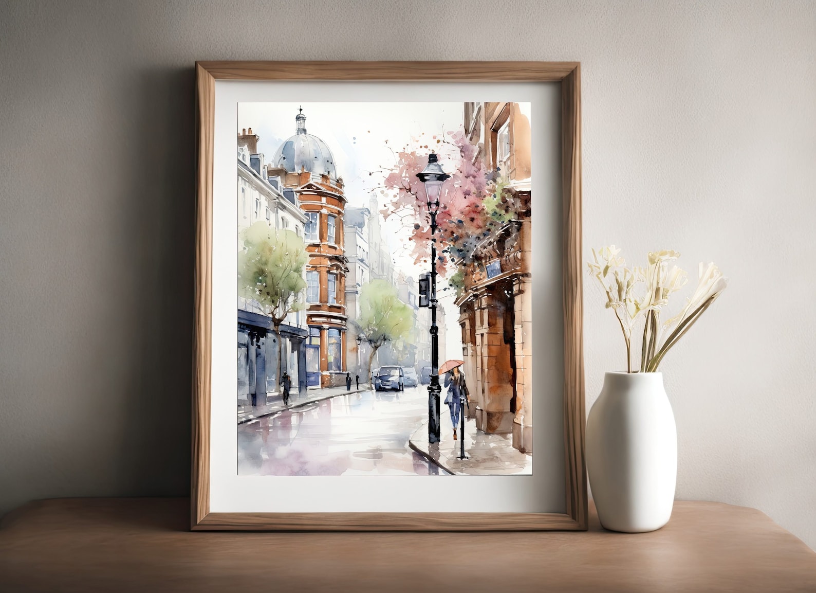 London Watercolor, London Art, London Scene, London Painting ...