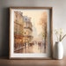 Paris Watercolor, Paris Scene, Paris Art, Watercolor, Downloadable ...
