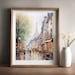 Paris Watercolor, Paris Scene, Paris Art, Paris Painting, Downloadable ...