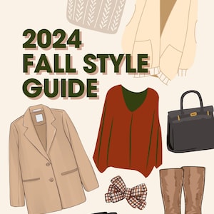 2024 Fall Fashion & Style Guide Fall 2024 Capsule Wardrobe - Etsy