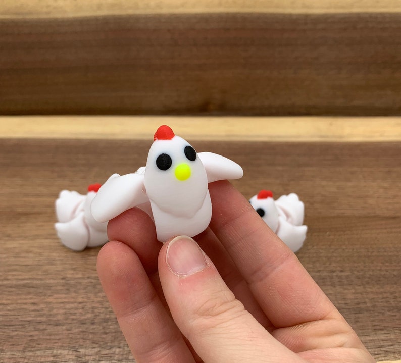 Chicken Articulated 3D Printed Fidget Toy, Stim Toy - Etsy