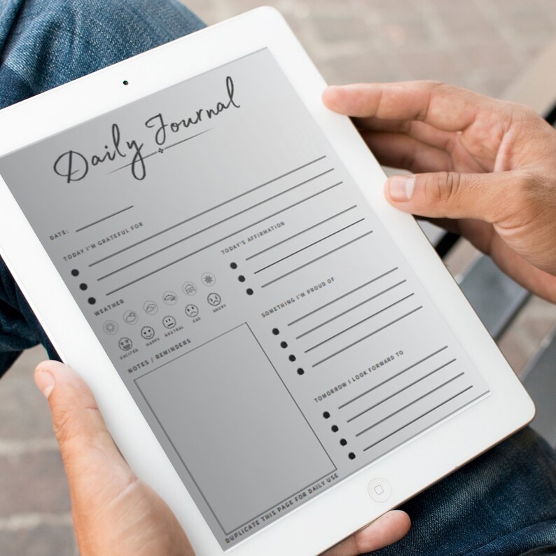Self-care Planner, Interactive Digital Planner, Goodnotes, Digital Self ...