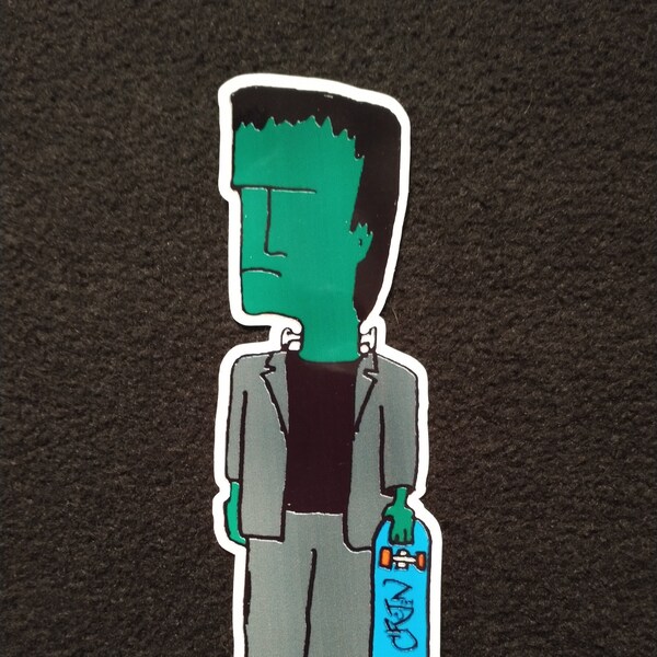 Frankenstein Sticker - Etsy