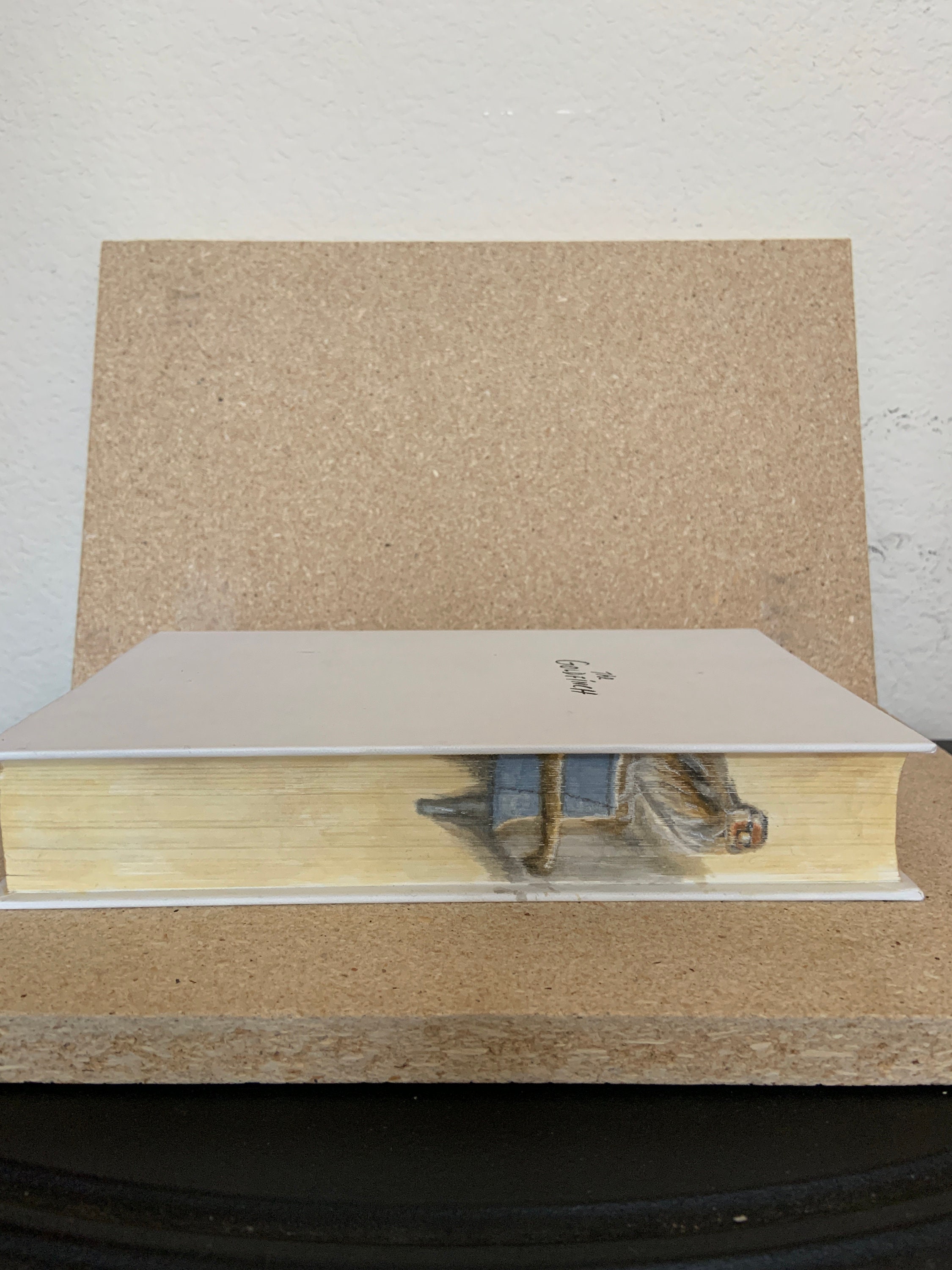 The Goldfinch Fore-edge Book Painting - Etsy