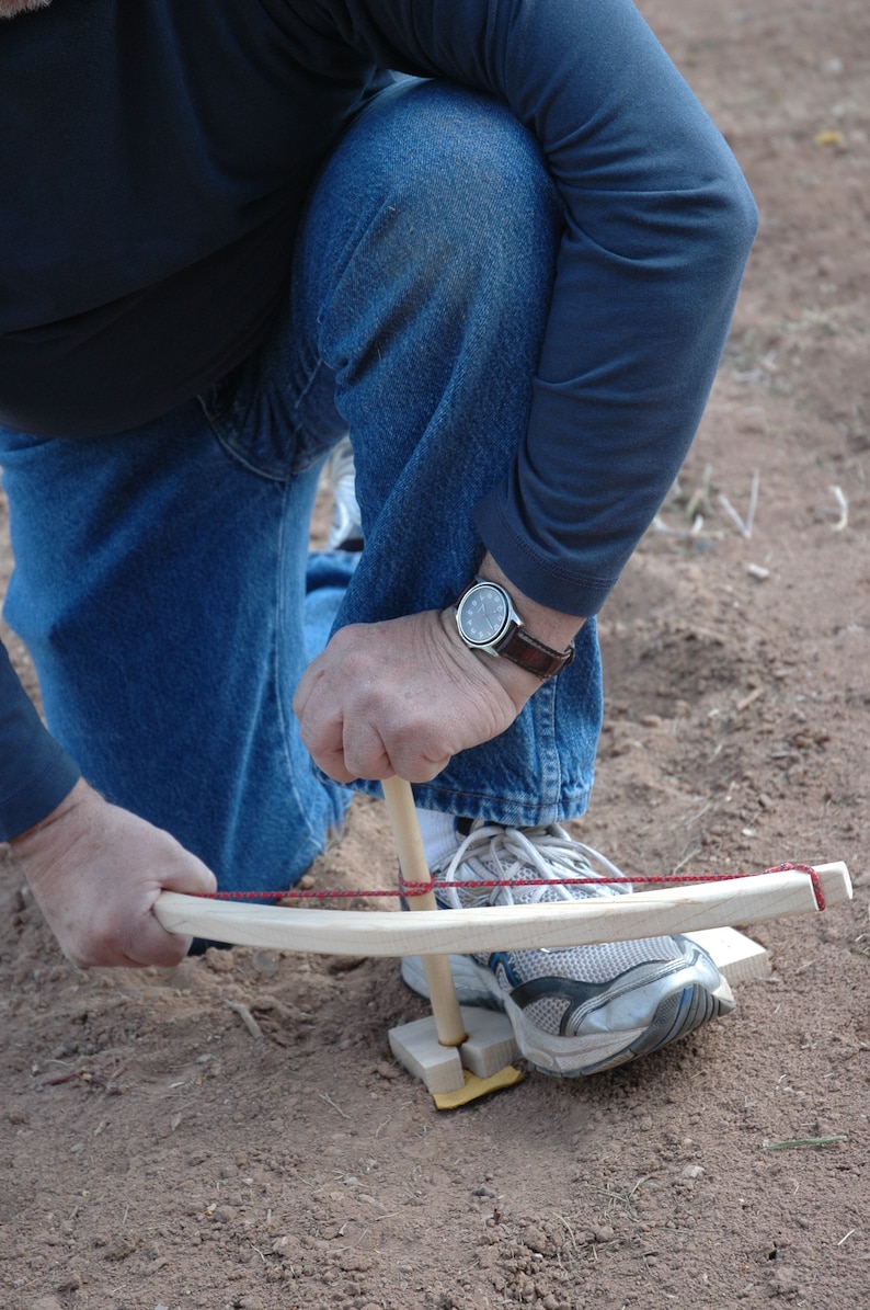 2 Spindles for Bow Drill Friction Fire, Kiln-dried Cottonwood ...