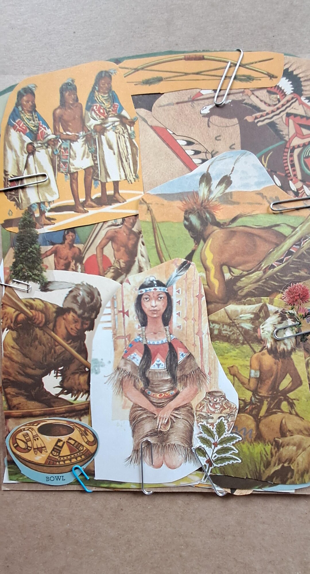50+ Piece Native American Ephemera True Vintage Scrapbook Junk Journal ...