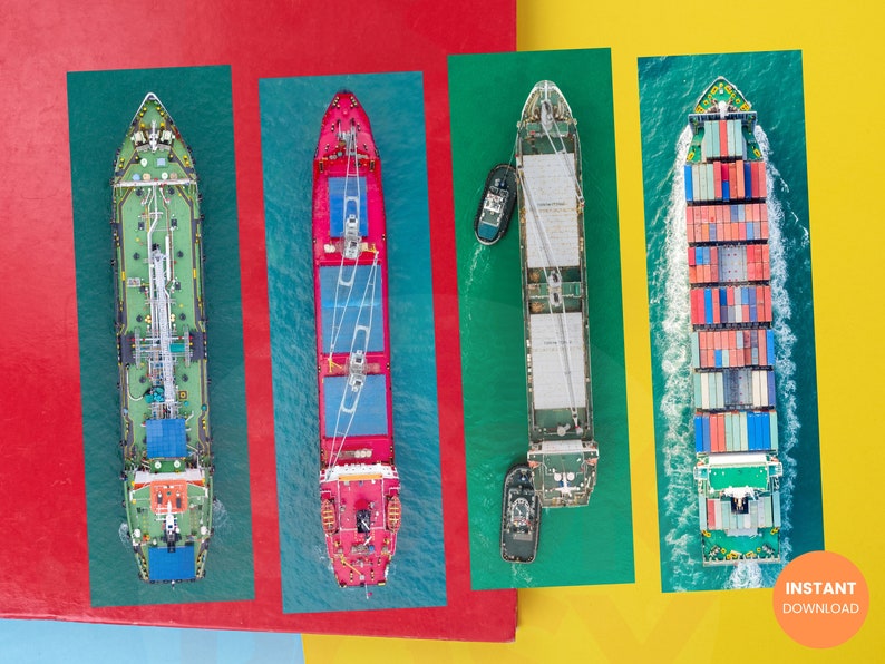 PRINTABLE Bookmarks - Big Ships Overhead Photos - Instant Download - Etsy