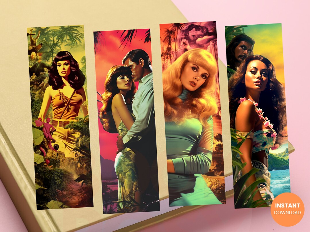 PRINTABLE Bookmarks Tropical Thunder - Etsy