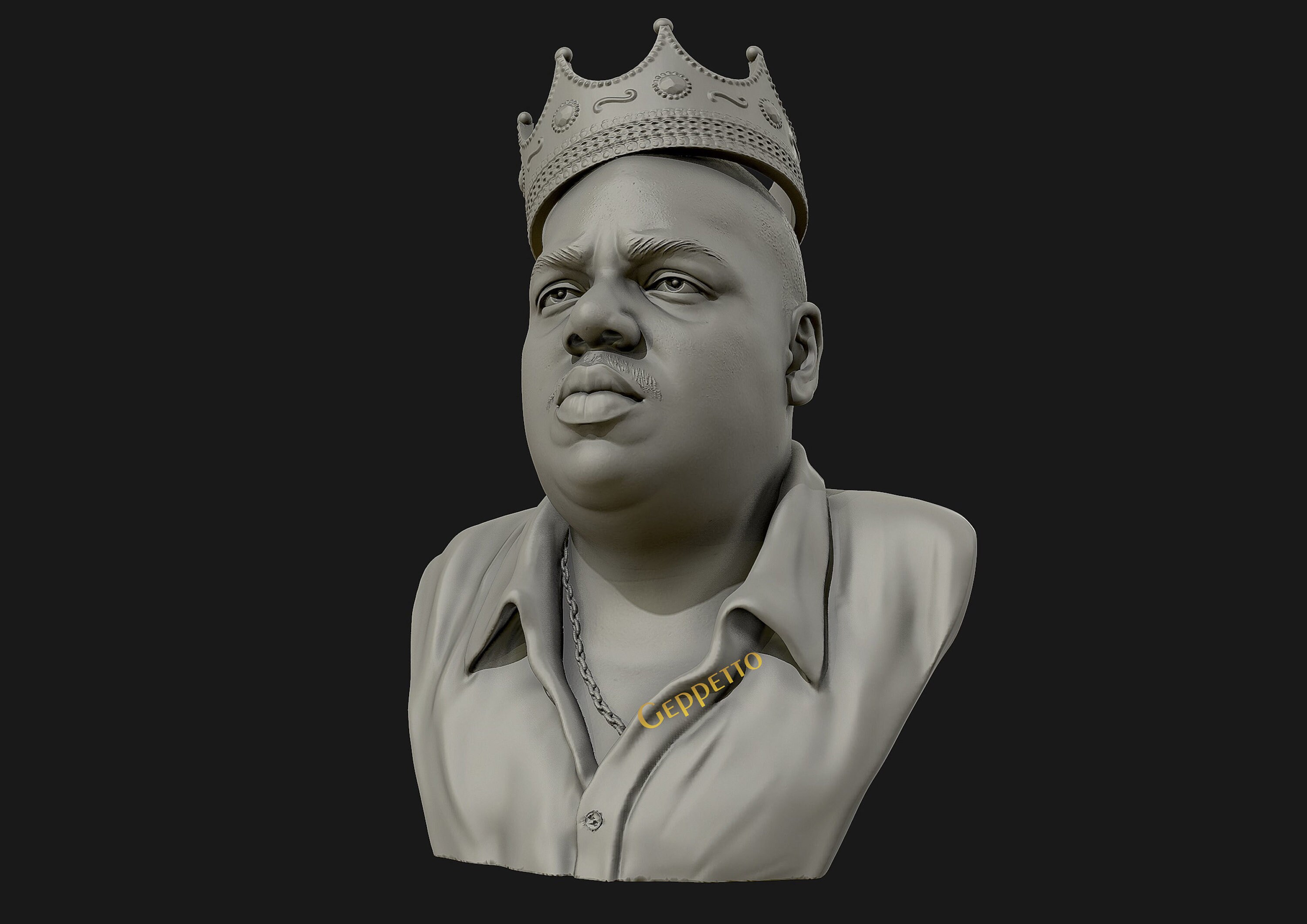 The Notorious B.I.G Bust Sculpture, Famous Rap Legend and Personality ...