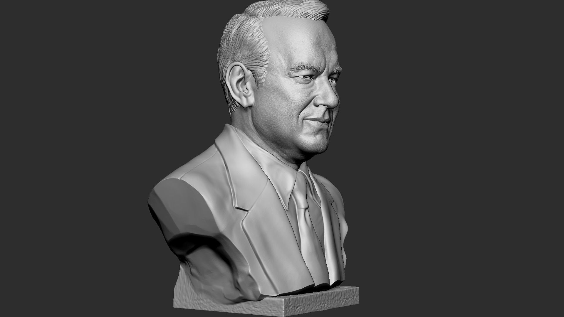 Tom Hanks 3D Bust Sculpture, Famous Actor and Media Personality Room ...