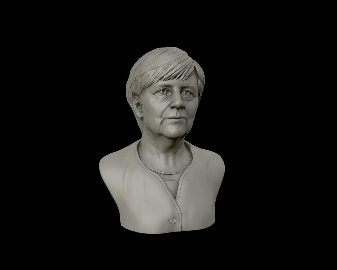 Angelika Merkel Bust Sculpture, First Female Chancellor of German ...