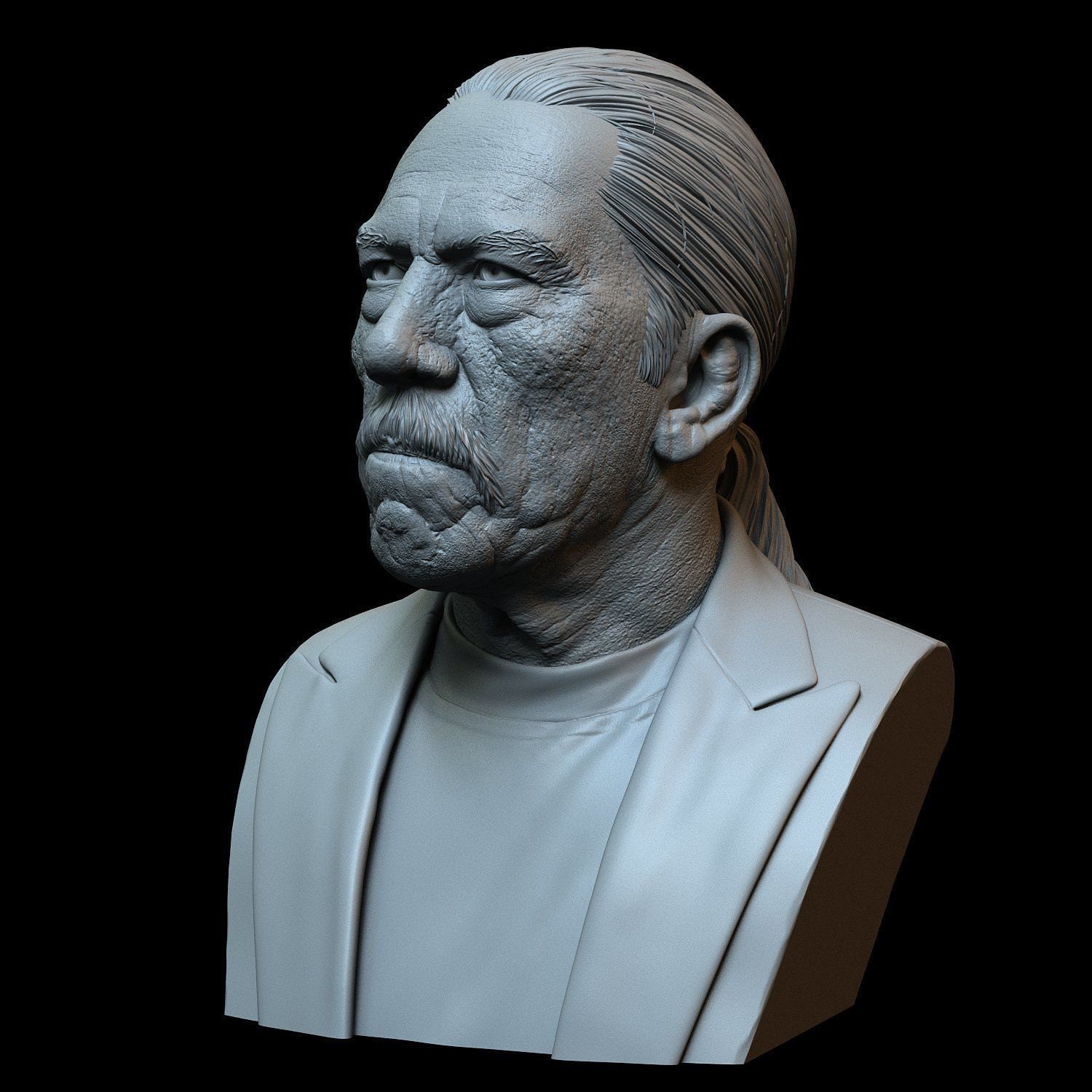 Danny Trejo as Machete 3D Printed Resin Sculpture Bust for Room ...