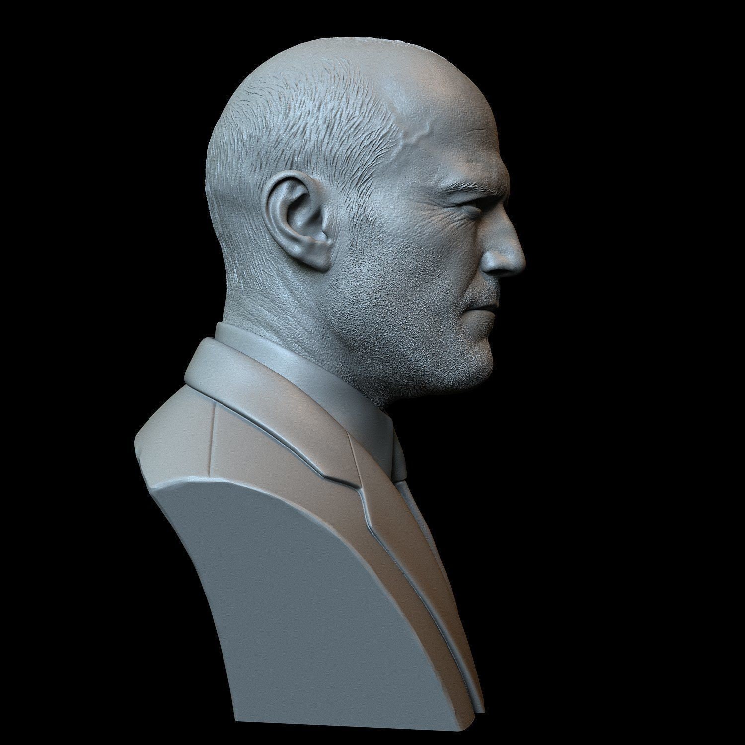 Jason Statham 3D Sculpture Bust, Famous Actor and Celebrity Room ...