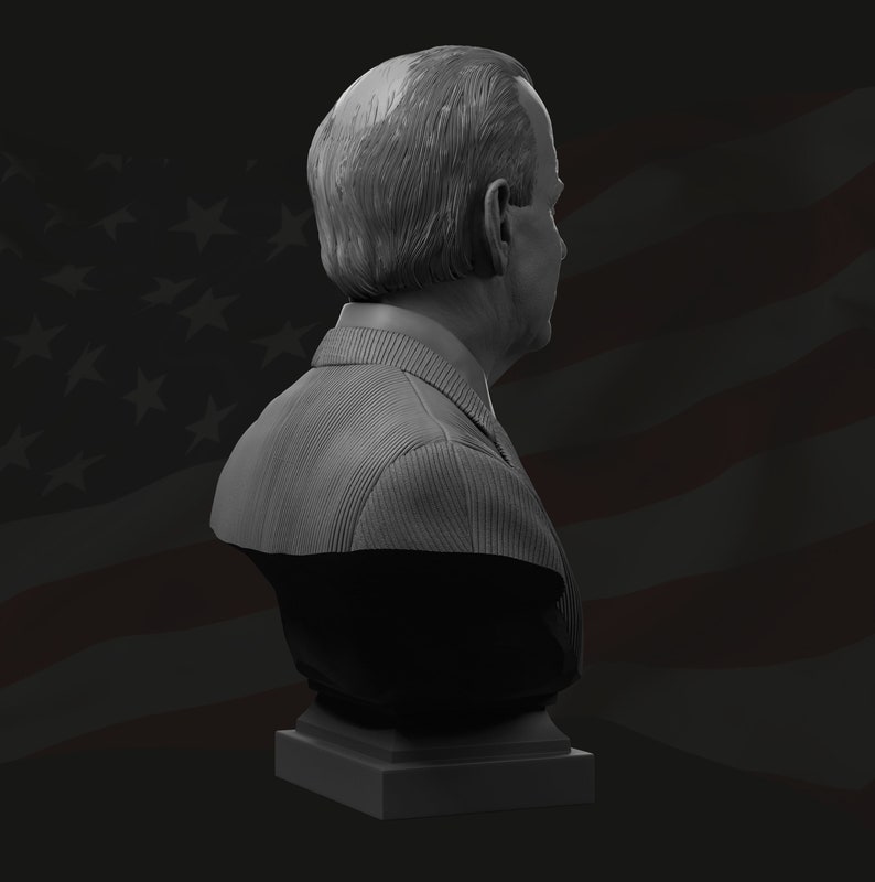 JOE BIDEN 3D Printed Bust Sculpture for Decoration, President of the ...