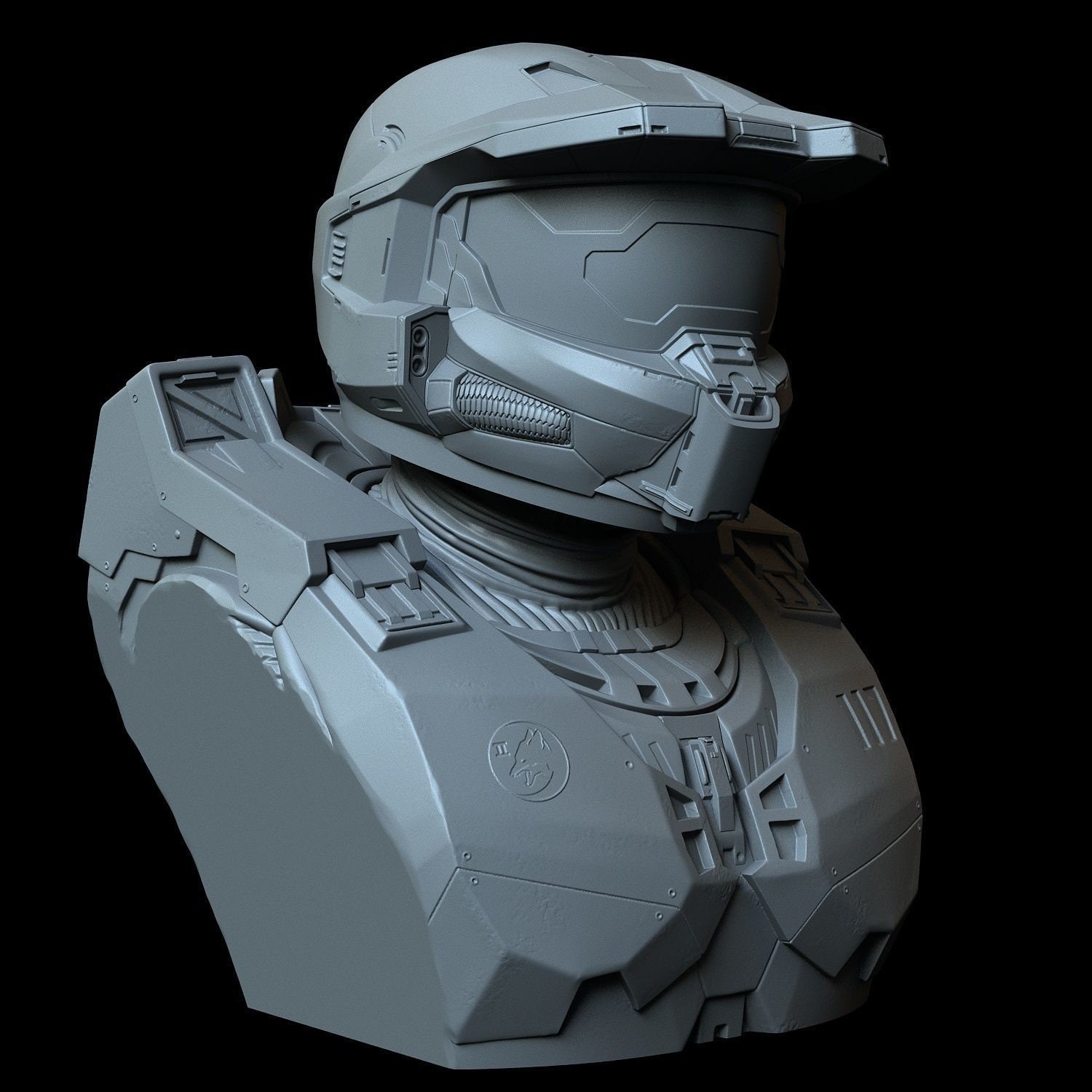 MASTER CHIEF From Halo TV Series 3D Printed Bust for Room - Etsy