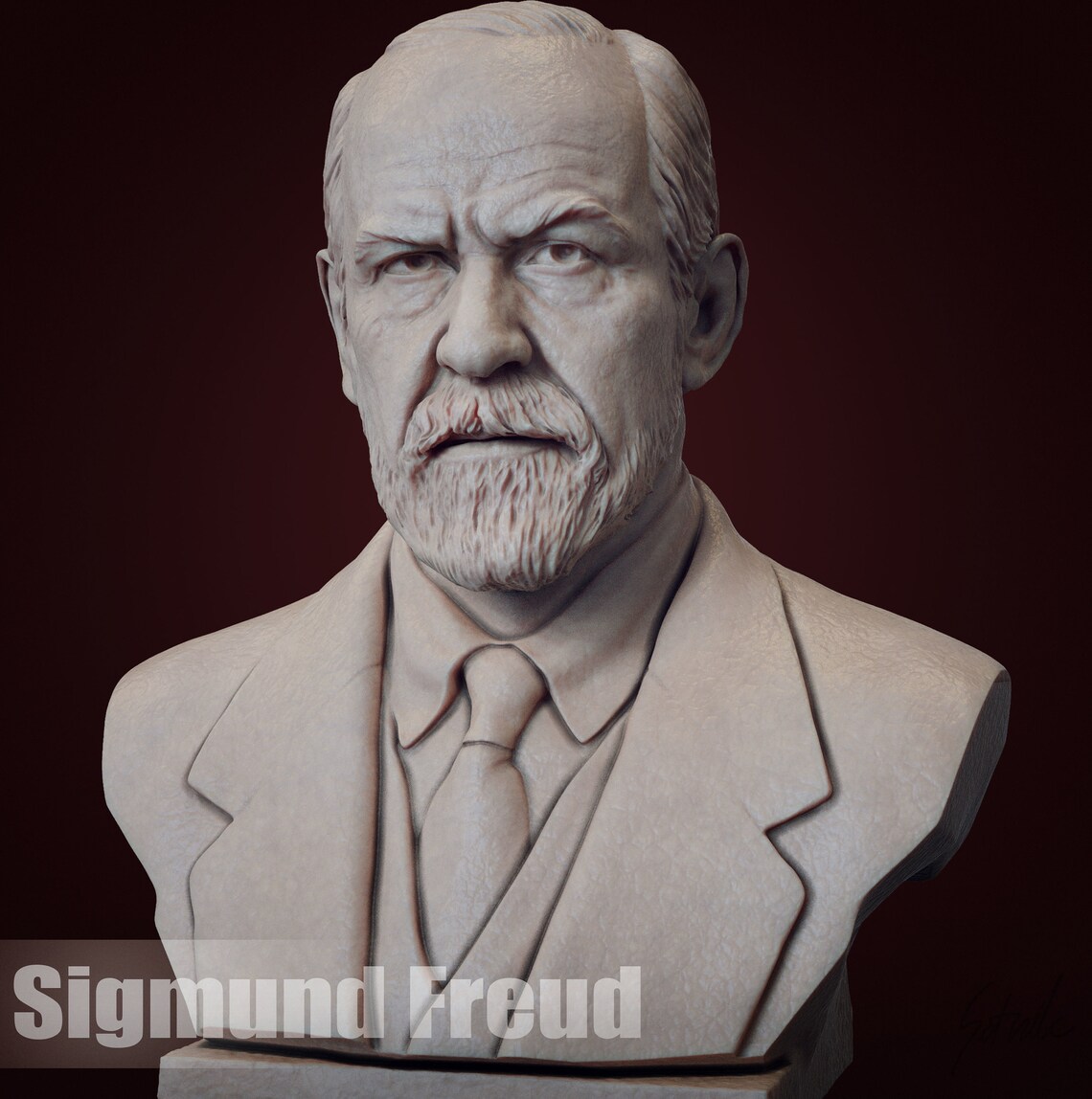 Sigmund Freud Bust Sculpture,father of Psychology Room Decoration in ...