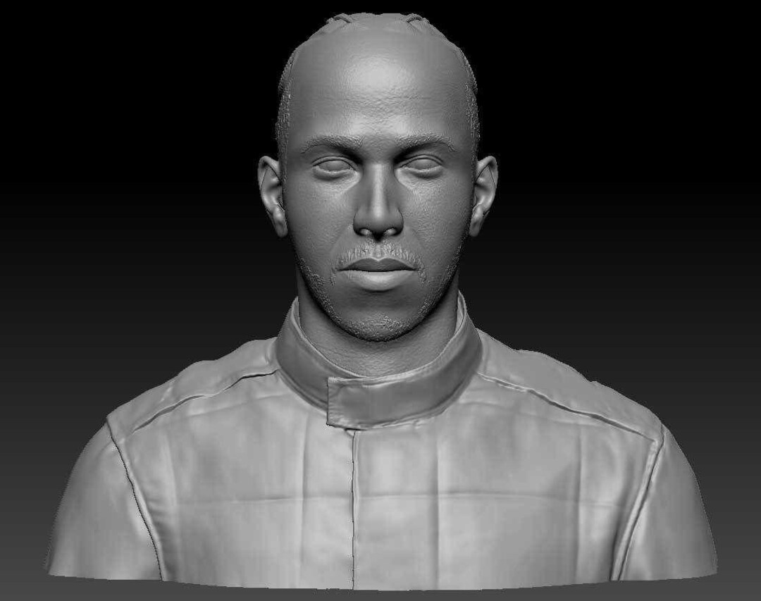 Lewis Hamilton formula 1 Champion Bust Sculpture, Record-breaking ...