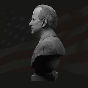 JOE BIDEN 3D Printed Bust Sculpture for Decoration, President of the ...