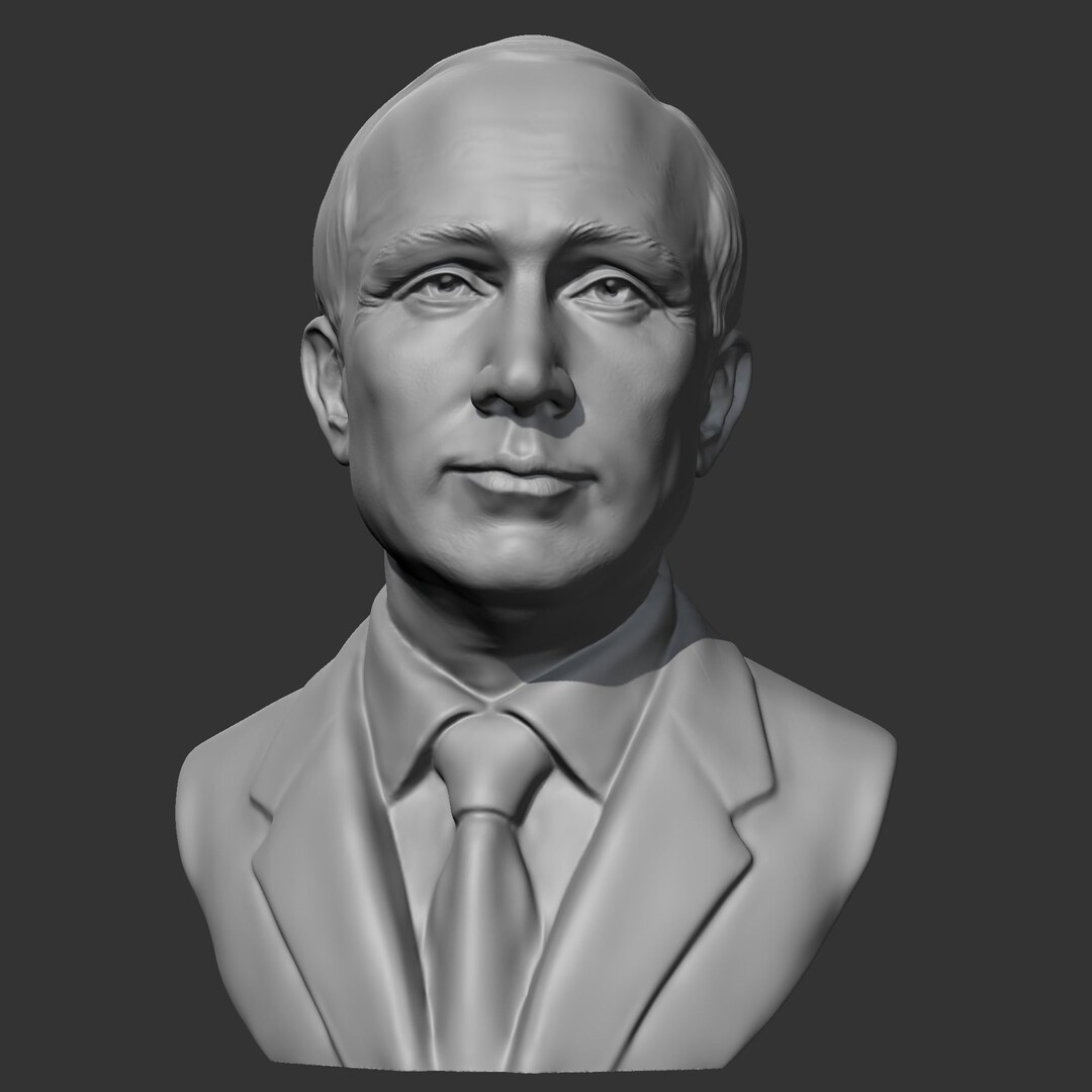 Vladimir Putin 3D Sculpture, President of Russia - Etsy