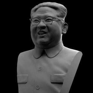 KIM JONG-UN 3D Printed Bust Statue for Decoration, Supreme Leader of ...