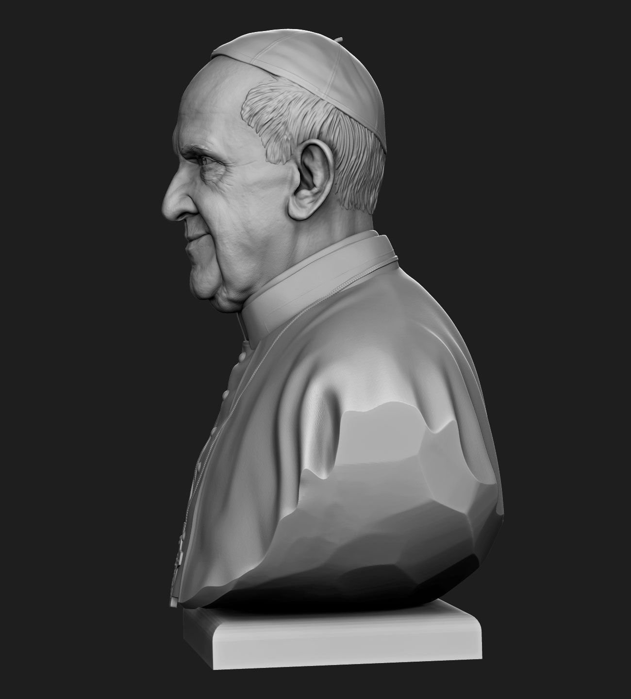 Pope Francis Bust Sculpture,pope Francis Rome Vatikan Room Decoration ...