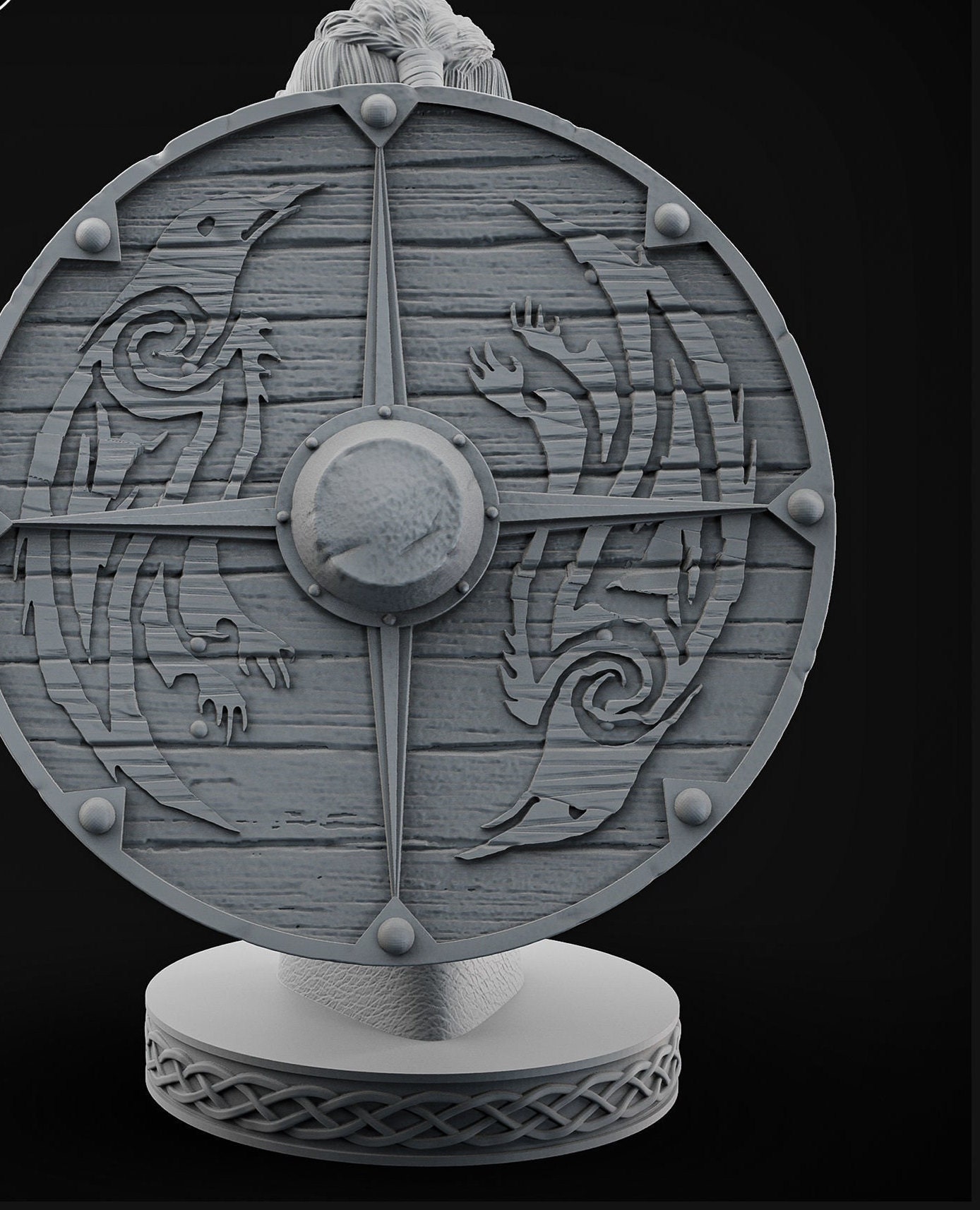 EIVOR 3D Printed BUST Sculpture, Assassin's Creed Vallhalla, Video Game ...