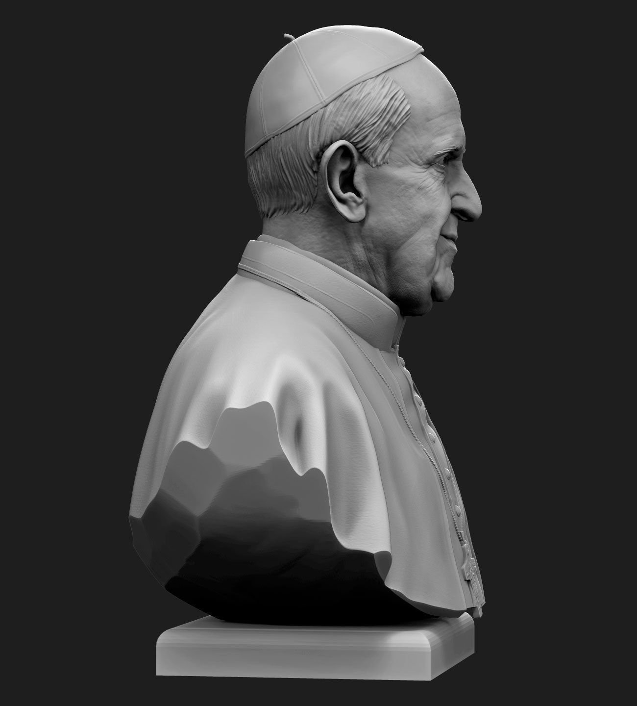 Pope Francis Bust Sculpture,pope Francis Rome Vatikan Room Decoration ...