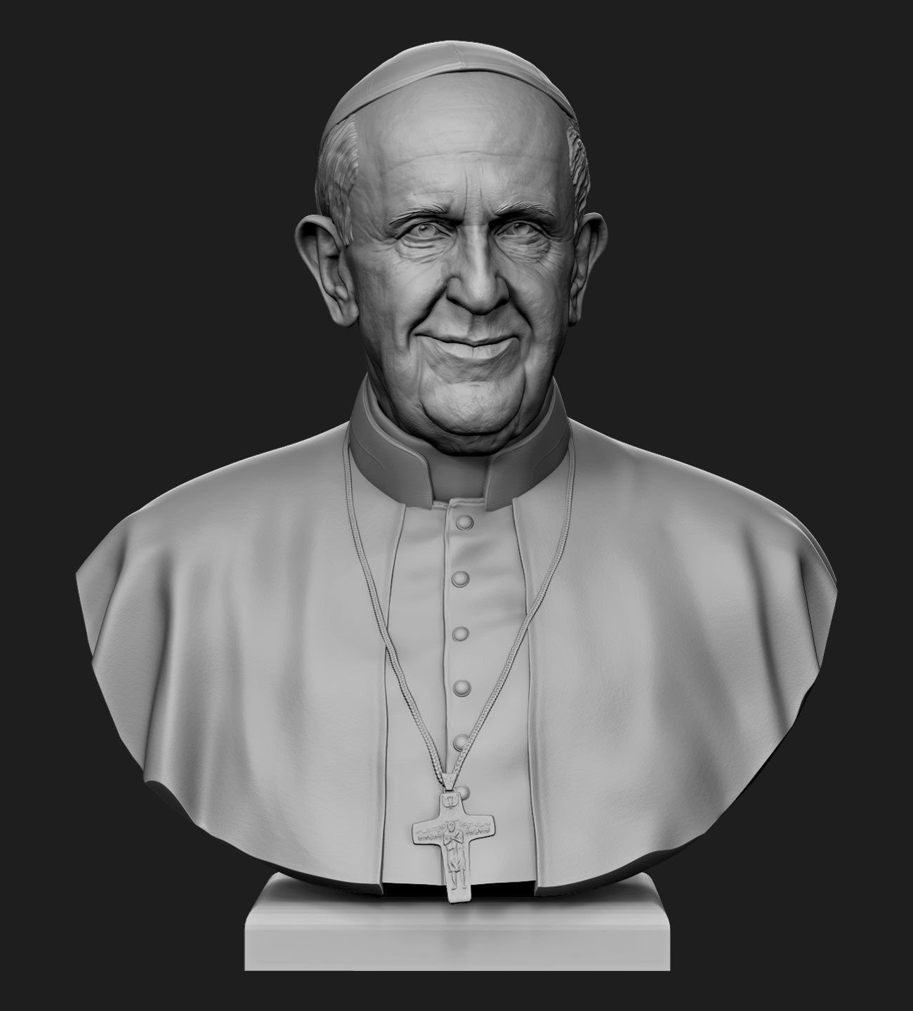 Pope Francis Bust Sculpture,pope Francis Rome Vatikan Room Decoration ...