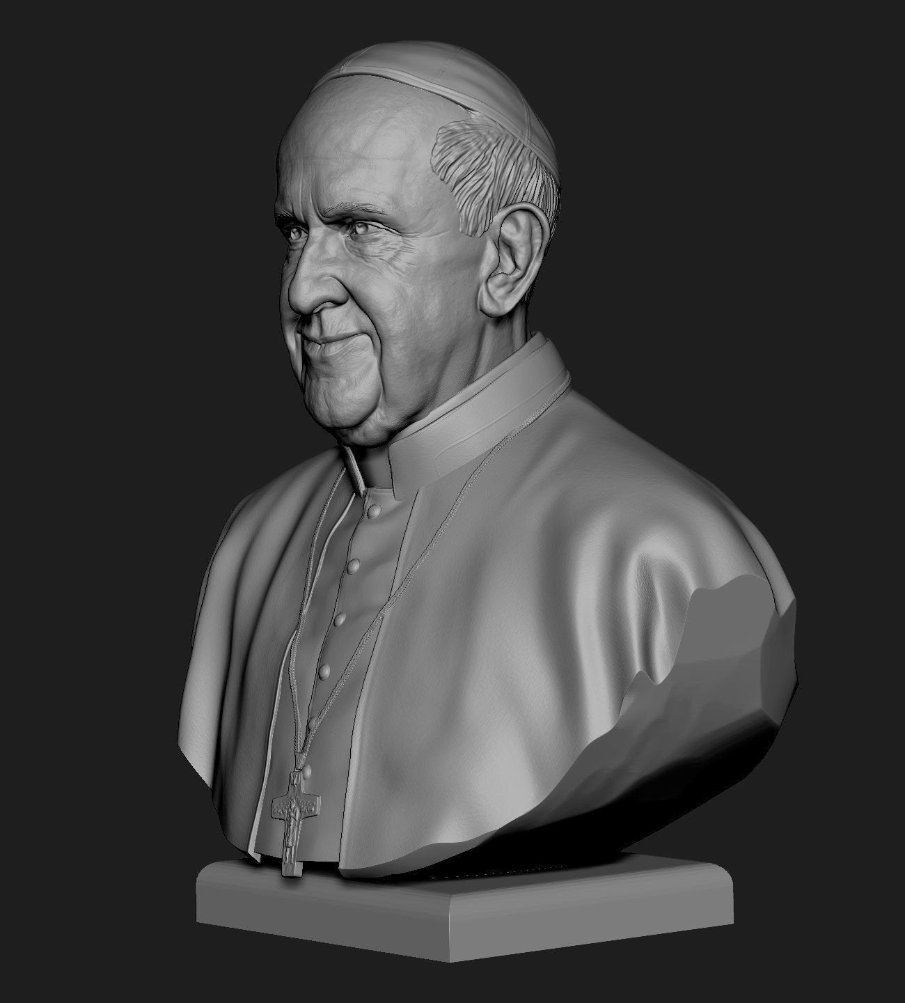 Pope Francis Bust Sculpture,pope Francis Rome Vatikan Room Decoration ...
