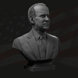 JOE BIDEN 3D Printed Bust Sculpture for Decoration, President of the ...