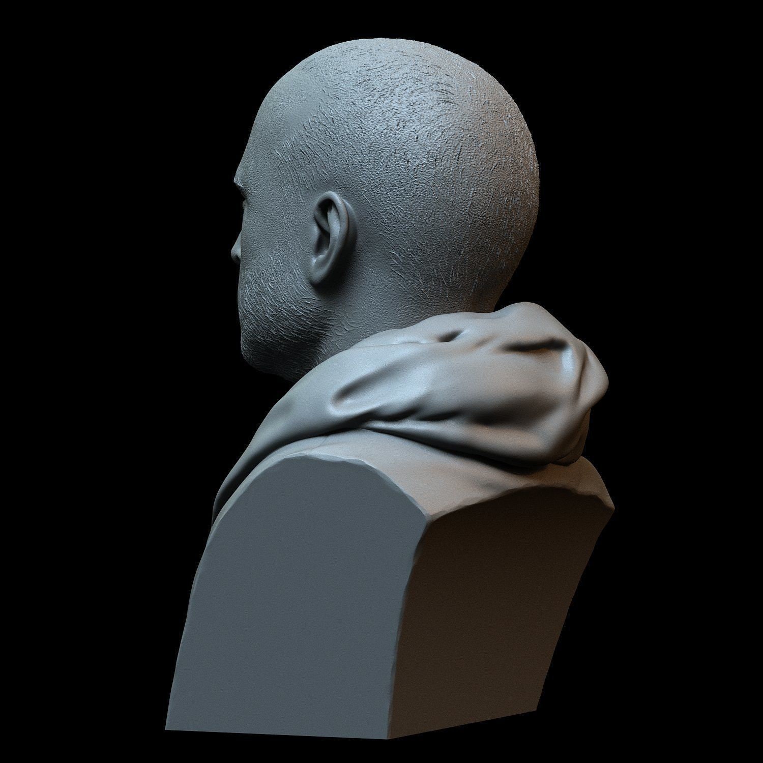 JESSE PINKMAN 3D Printed Bust Sculpture, Character From Breaking Bad ...