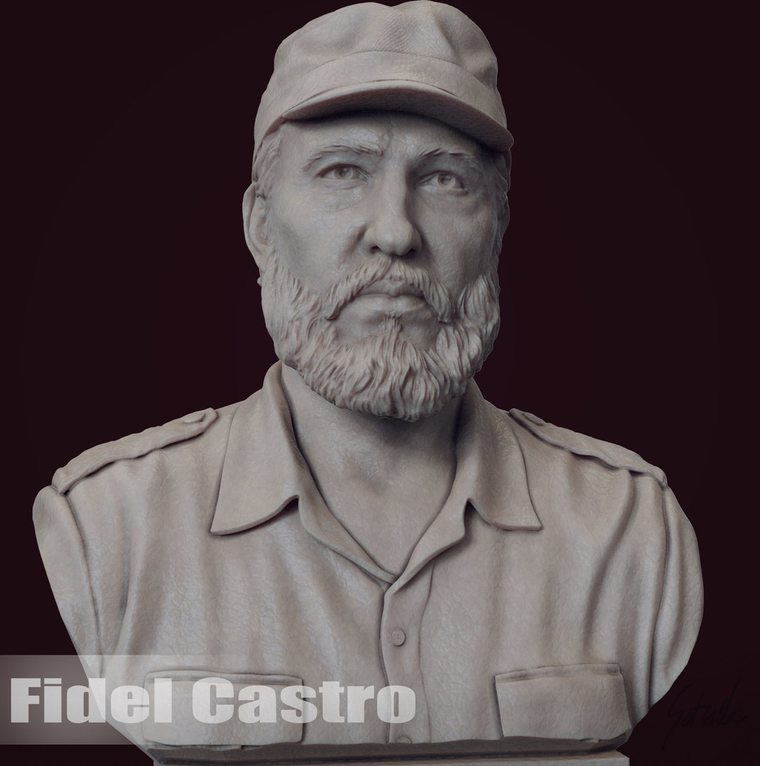 Fidel Castro Bust Sculpture,dictator and Fascist Room Decoration in ...