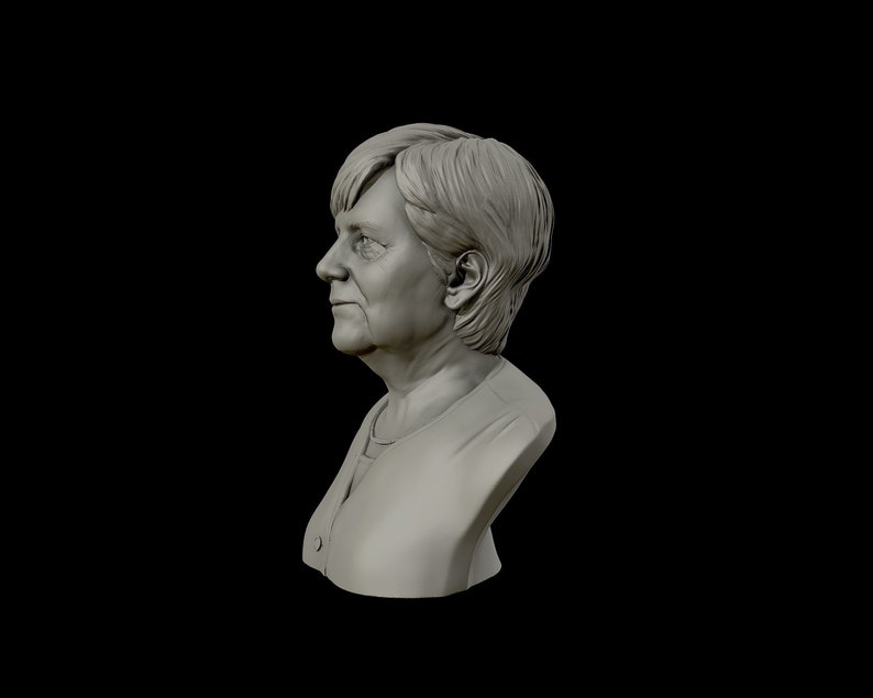 Angelika Merkel Bust Sculpture, First Female Chancellor of German ...