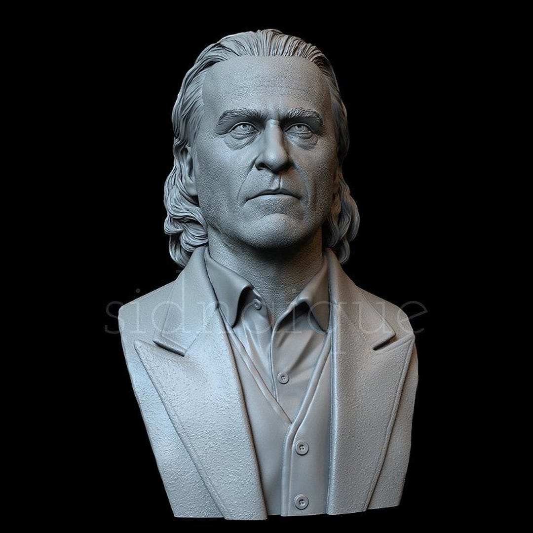 Joker joaquin Phoenix Bust Sculpture, Joker Character, Chaos ...