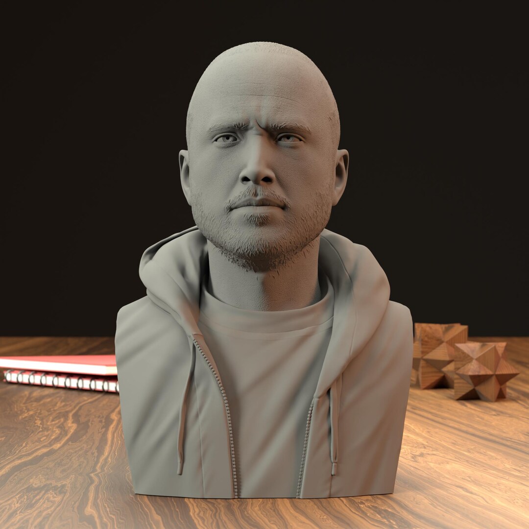Jesse Pinkman Bust Sculpture, Character From Breaking Bad Room ...