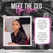 Meet the CEO Template for Small Businesses: Makeup, Hair, Nails, Lash ...