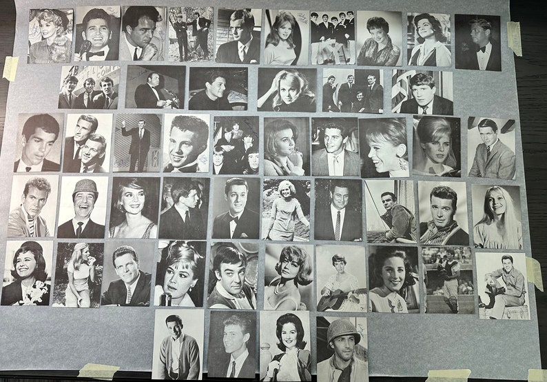 Vintage 1960s Celebrity Photographs/head Shots. There Are 50 Different ...