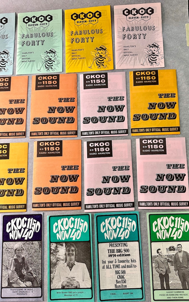 Rare Vintage CKOC 1150 Hamilton Radio Station Top 40 Music Charts From ...