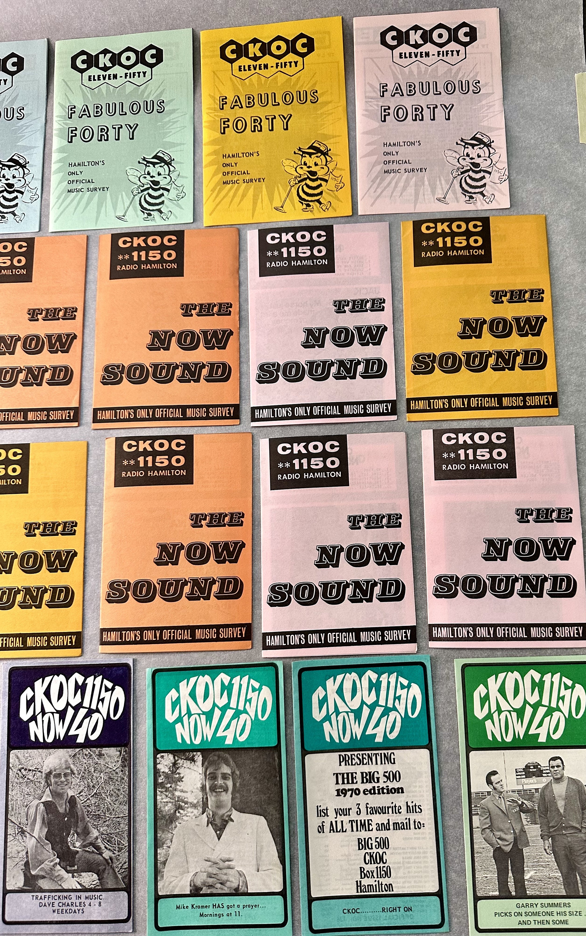 Rare Vintage CKOC 1150 Hamilton Radio Station Top 40 Music Charts From ...