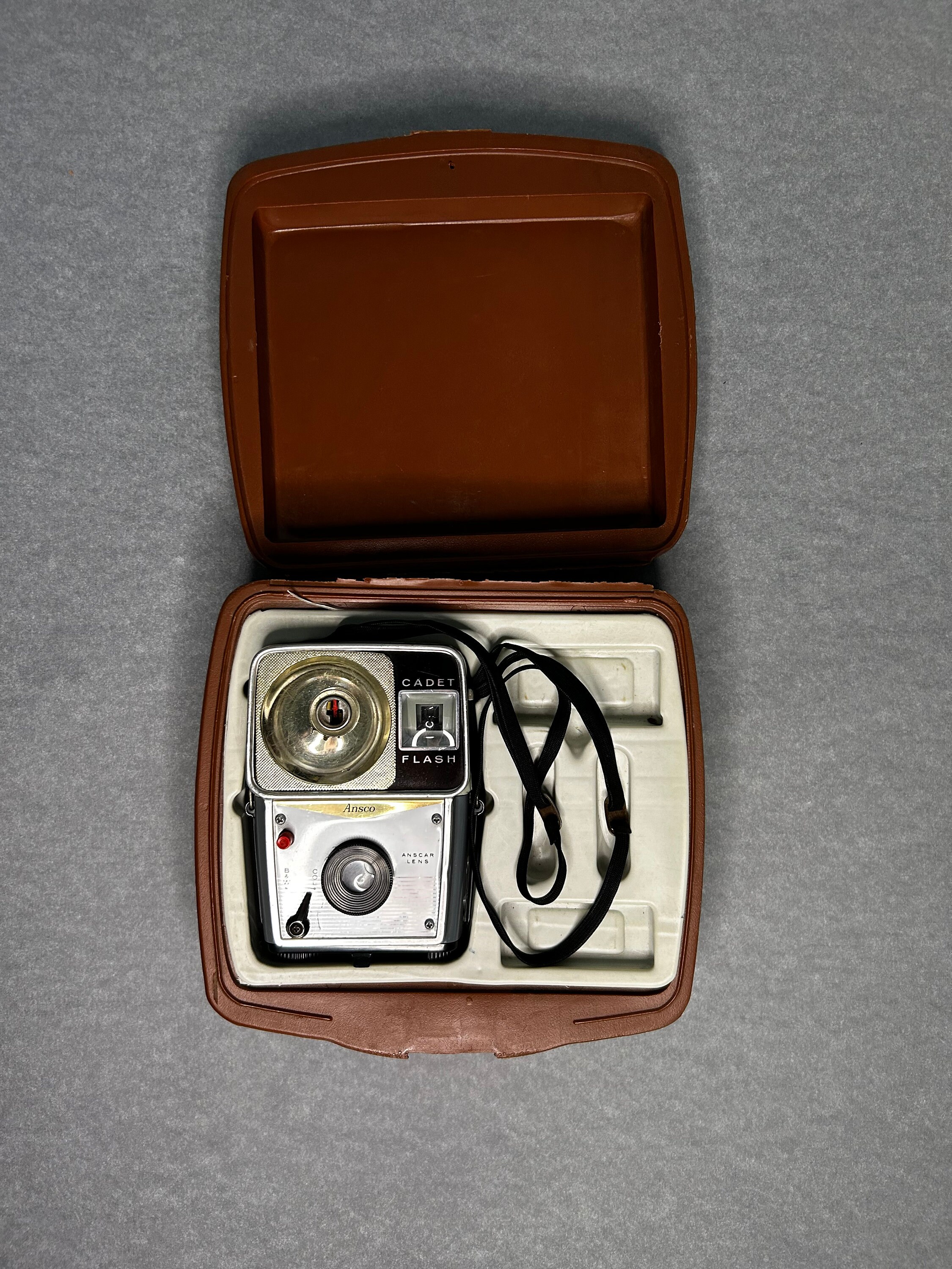 Vintage Circa 1960 Ansco Cadet Flash Camera With Original Booklet Case ...